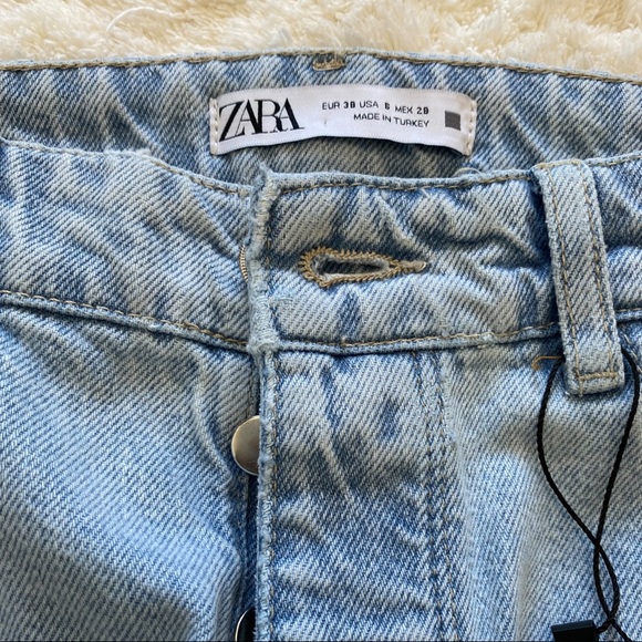 Zara | Jeans | Zara Straight Fit High Rise Wide Leg Jeans | Poshmark
